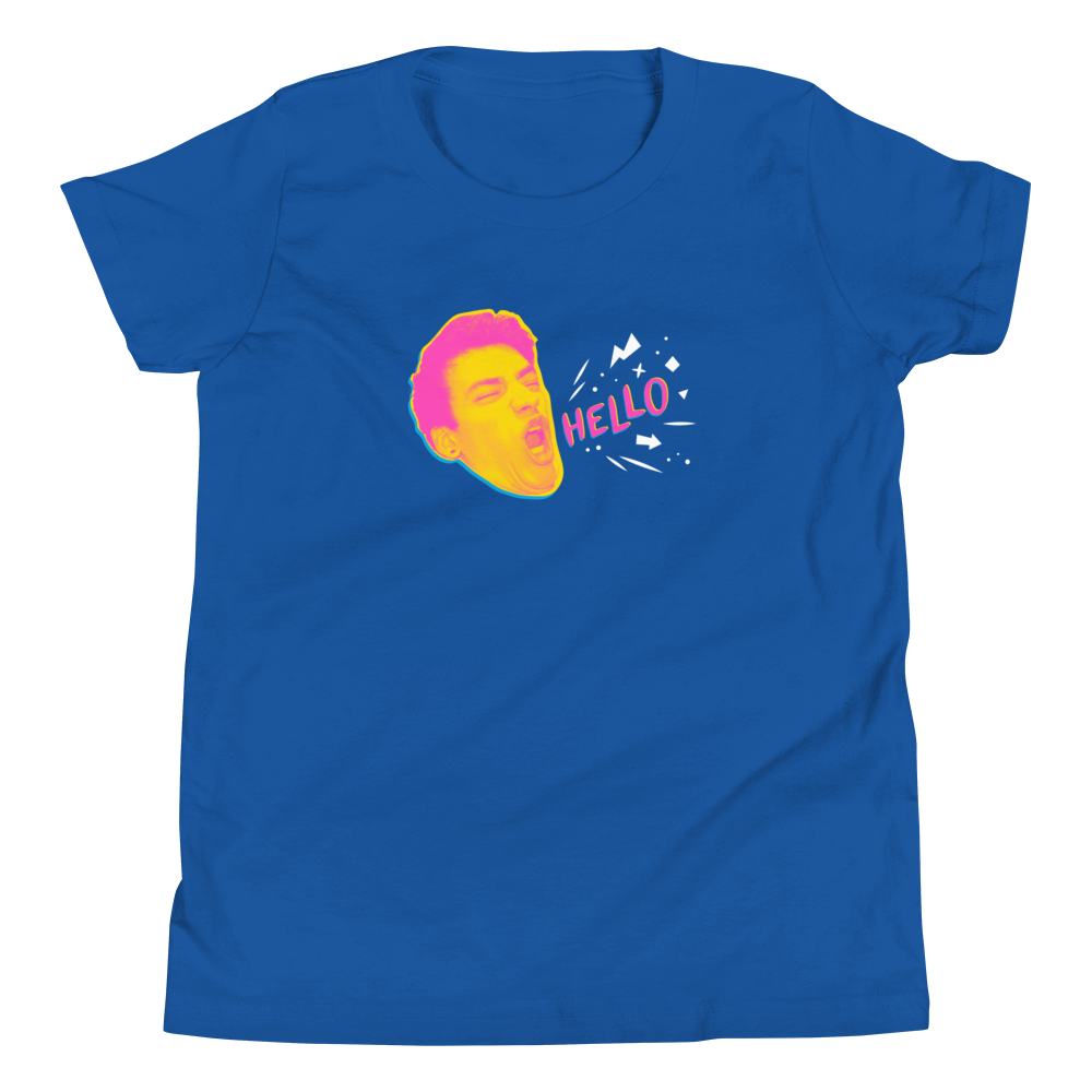 Youth Face Hello Tee – Sam Tabor Store